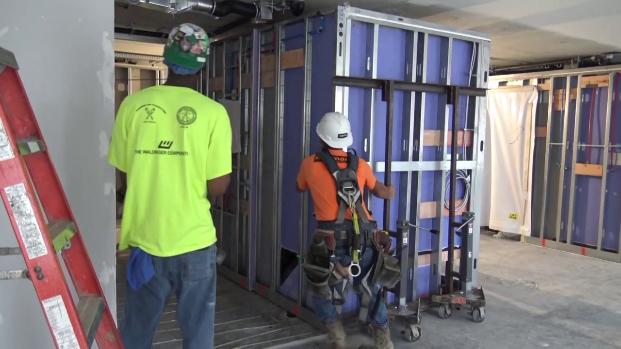 Prefabrication & Modularization: Installing Bathroom PODS - Weitz