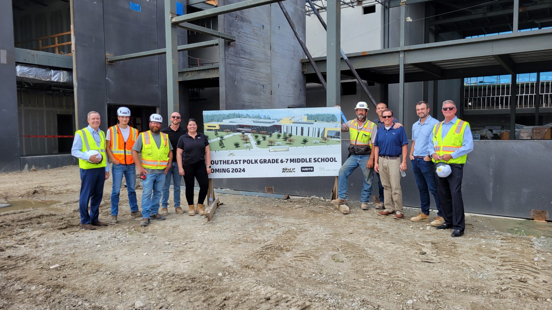 Topping Out Ceremony Marks a Milestone for Southeast Polk’s New Middle ...